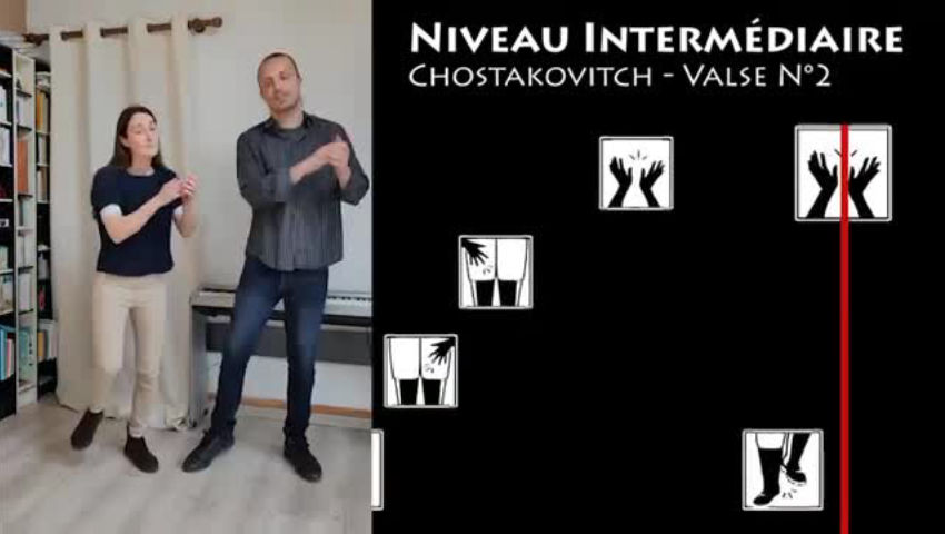 Chorégraphie Rythmique - Chostakovitch - Valse n°2 - Cycle-2 Éducatif